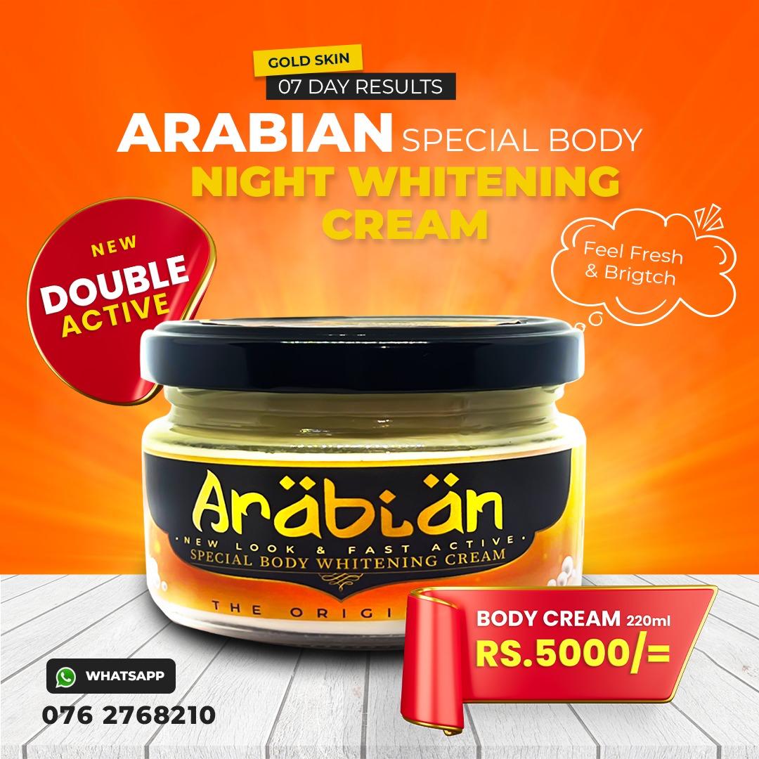 Arabian Special Body Night Whitening Cream – Arabian Dubai